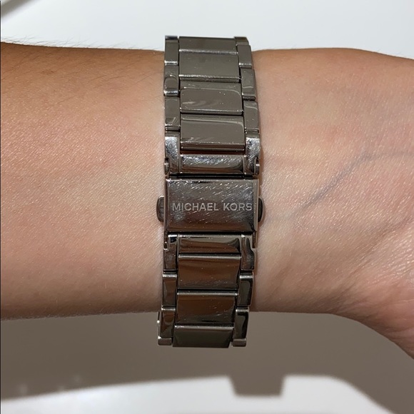 Michael Kors | Accessories | Michael Kors Silver Diamond Watch | Poshmark